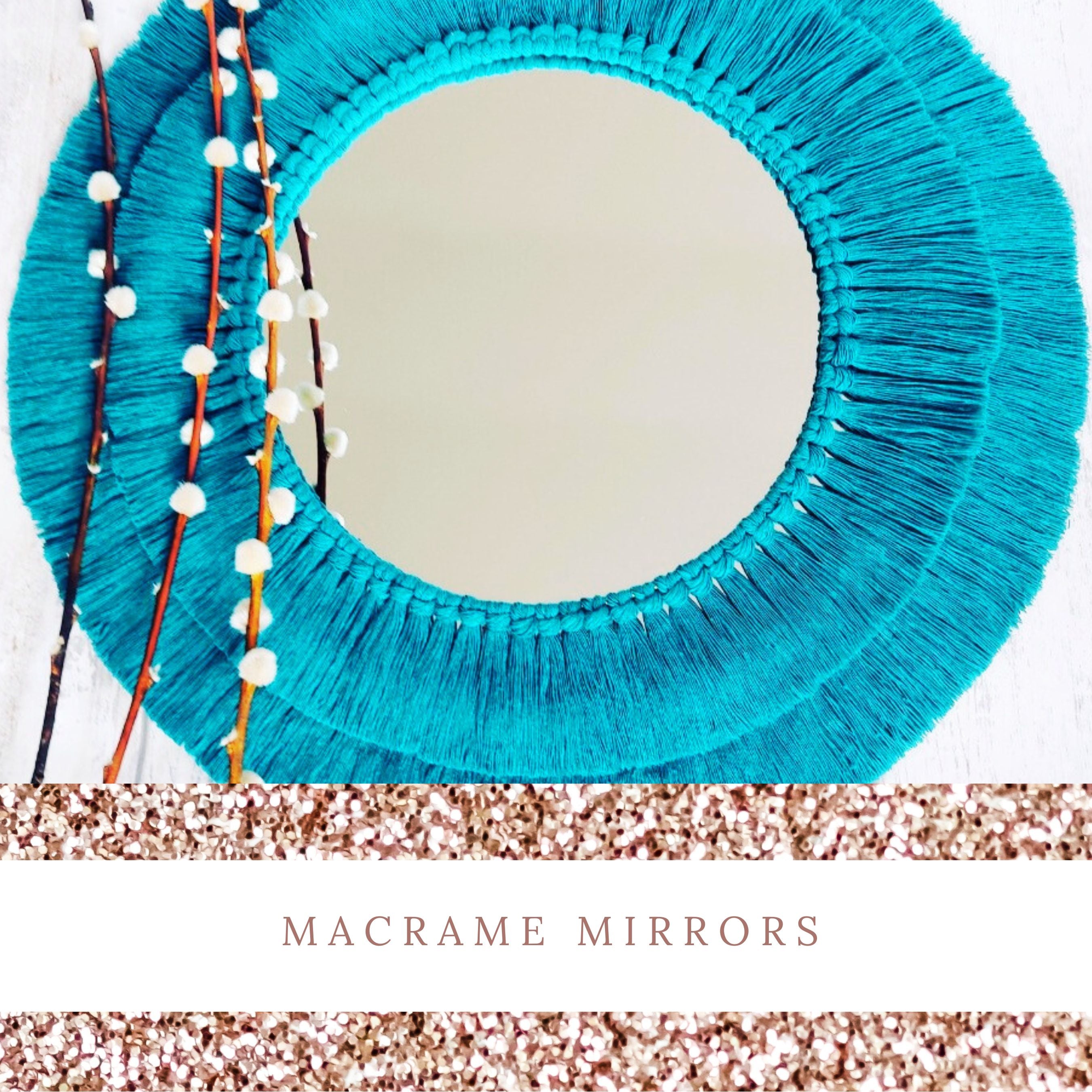 Macrame Mirrors | Macrame Wall Mirrors – Beautifully Handmade UK