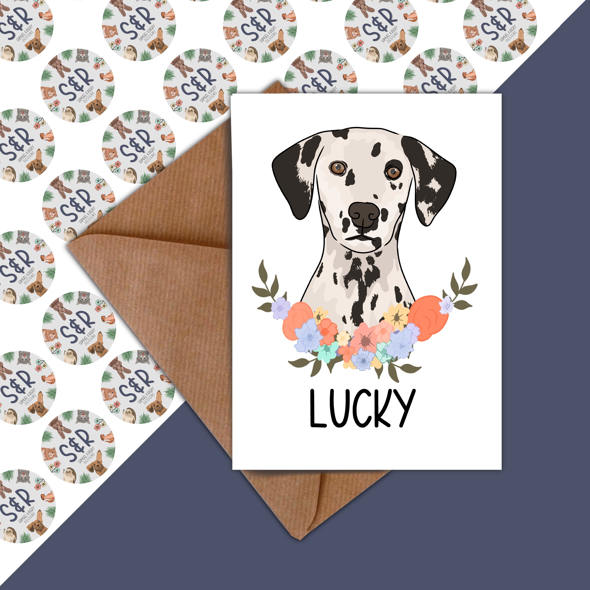 Dalmatian Birthday Card | Dog Birthday Card – Beautifully Handmade UK