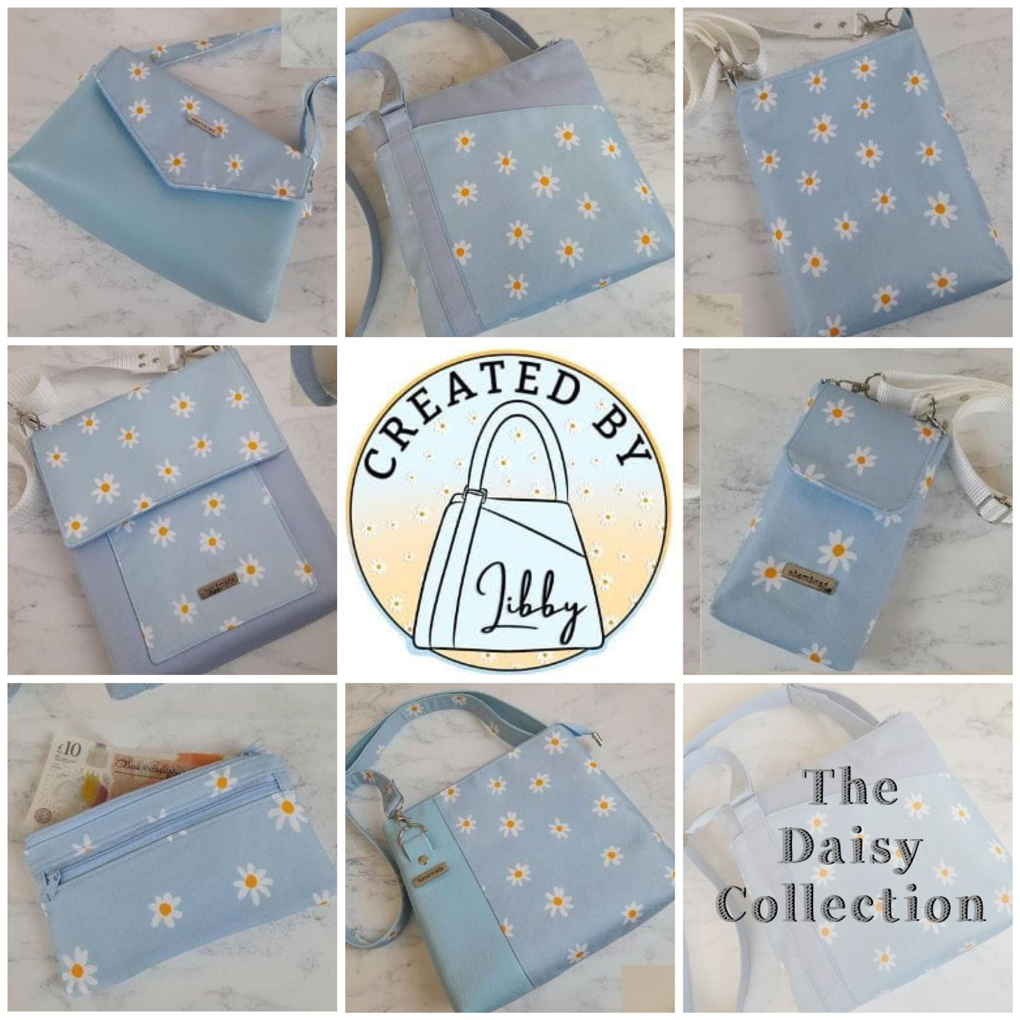 Daisy Handbag - Waterproof Handbag – Beautifully Handmade UK
