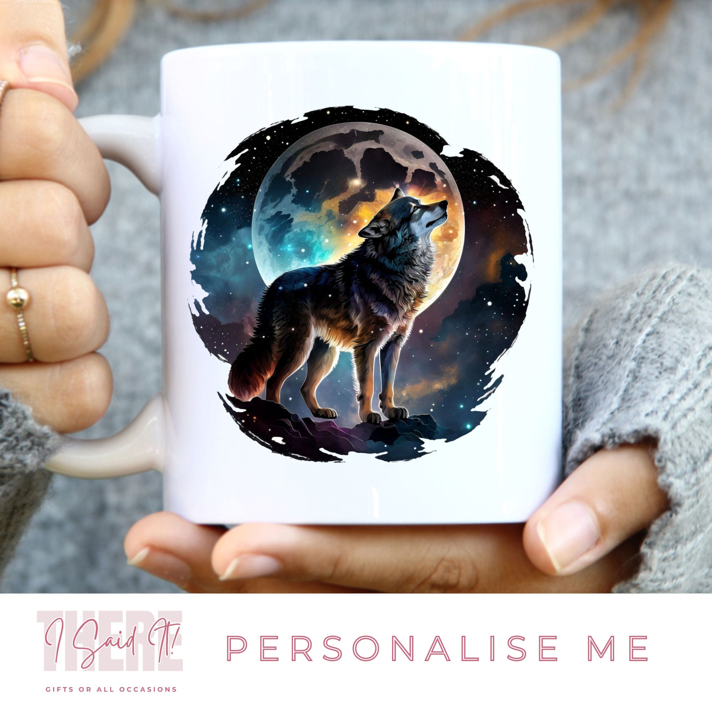 Personalised Wolf Gifts | Wolves Mug – Beautifully Handmade UK
