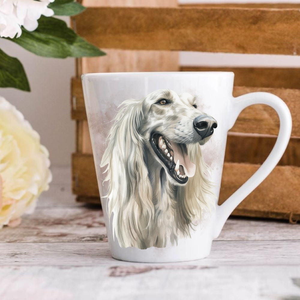 Afghan Hound Latte Coffee Mugs - Afghan Hound Gifts – Beautifully ...