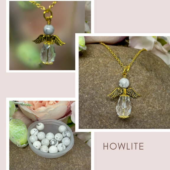 Gemstone Necklace - Angel Gemstone Necklace – Beautifully Handmade UK