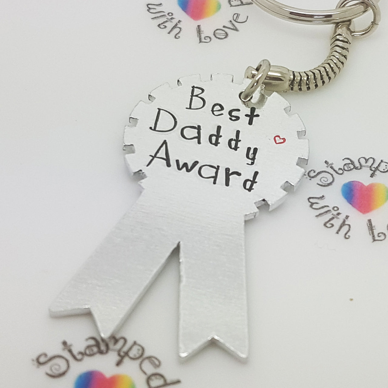 Best Daddy Award Keyring - Best Daddys Day Keyrings – Beautifully ...