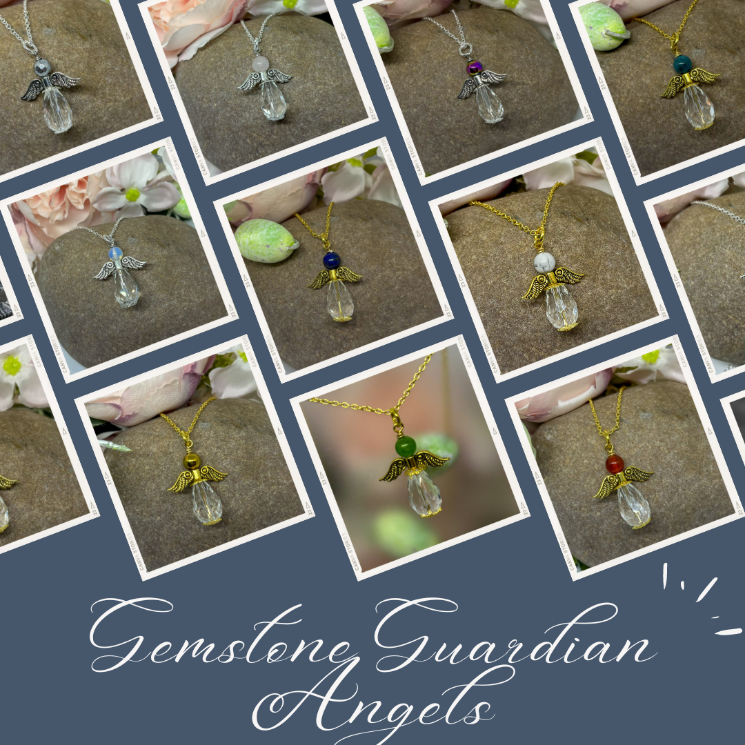 Gemstone Necklace | Angel Gemstone Necklace – Beautifully Handmade UK