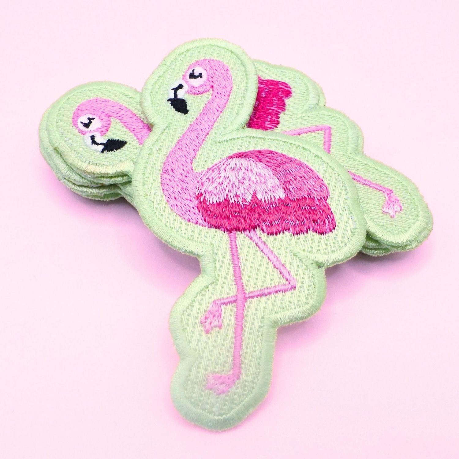 Flamingo Gifts | Iron on Flamingo Patch's – Beautifully Handmade UK