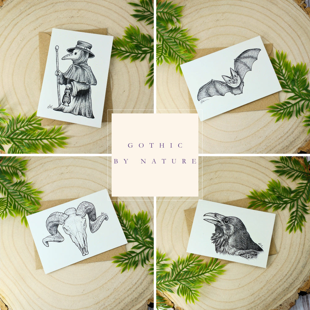 Gothic Greeting Cards | Gothic Art Prints – Beautifully Handmade UK