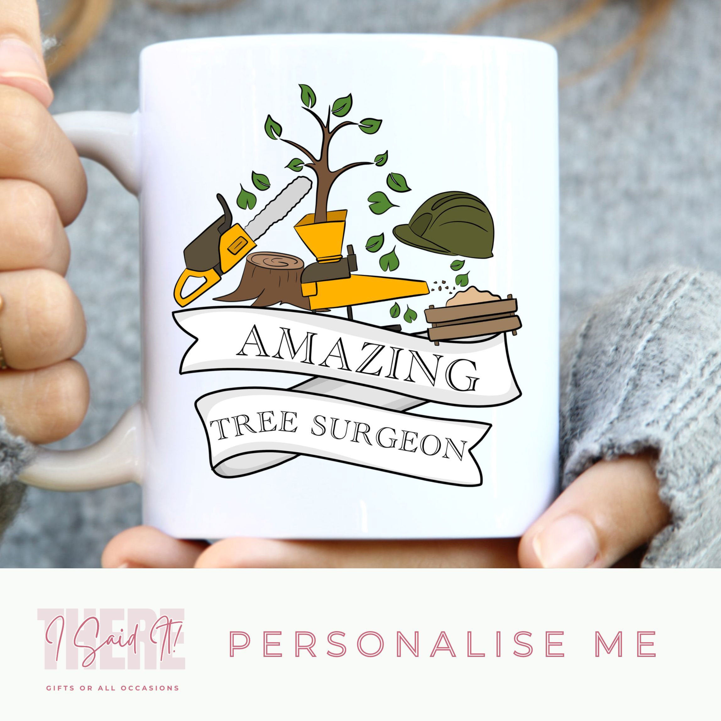 Tree Surgeon Mug | Tree Surgeon Gifts – Beautifully Handmade UK
