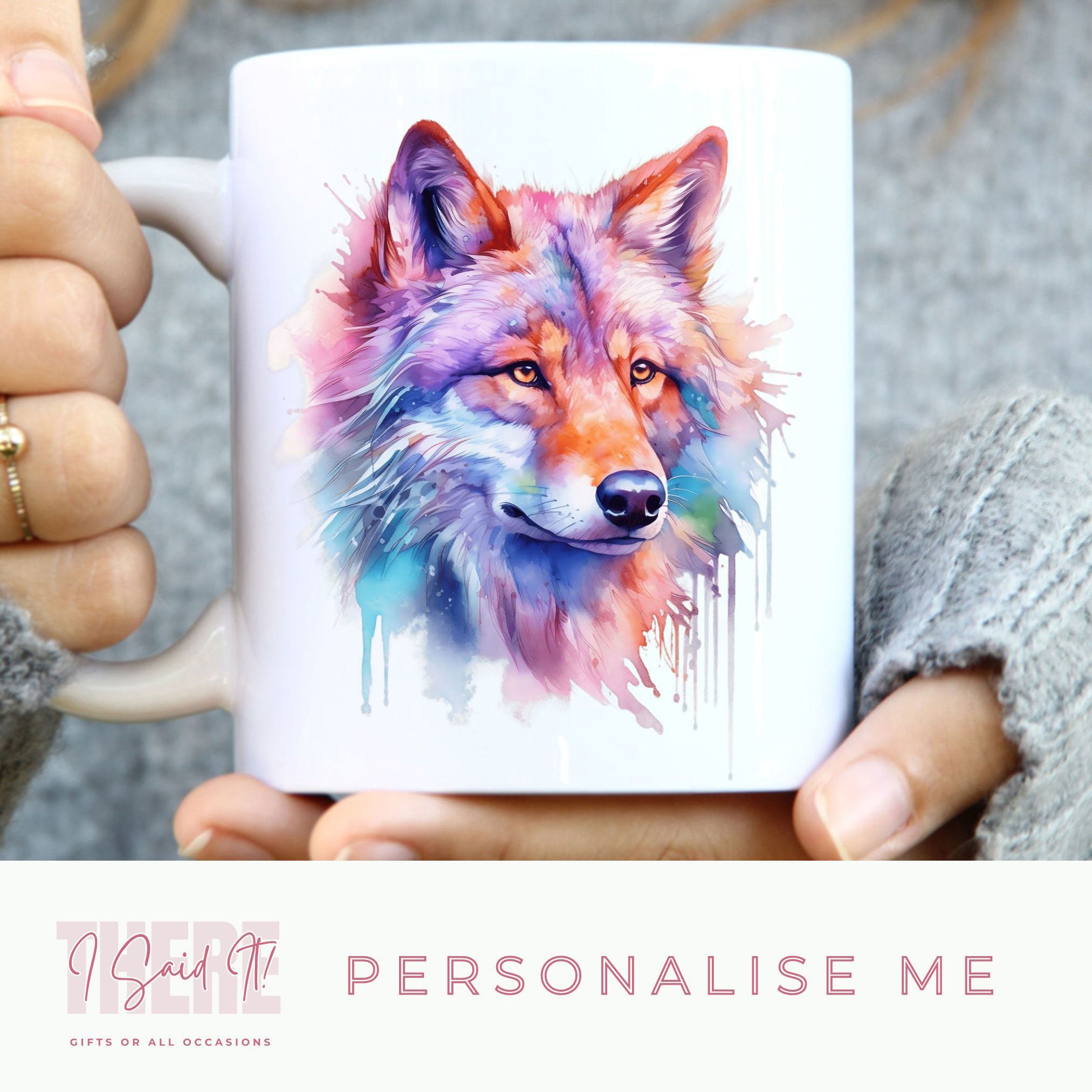 Wolf Birthday Gifts For Her | Wolf Birthday Gifts For Him – Beautifully ...