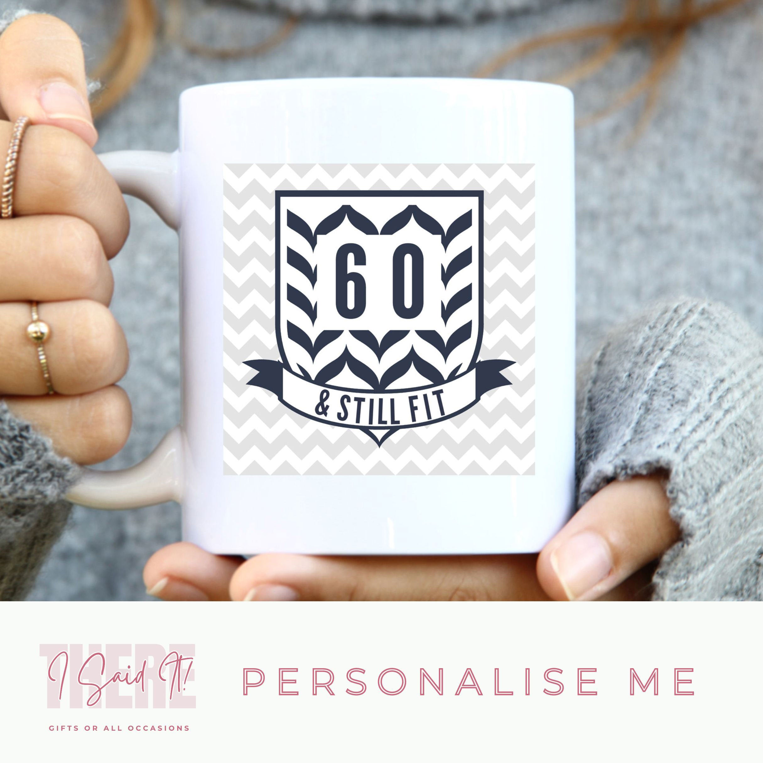 60th Birthday Mug For Him | 60th Birthday Mugs – Beautifully Handmade UK