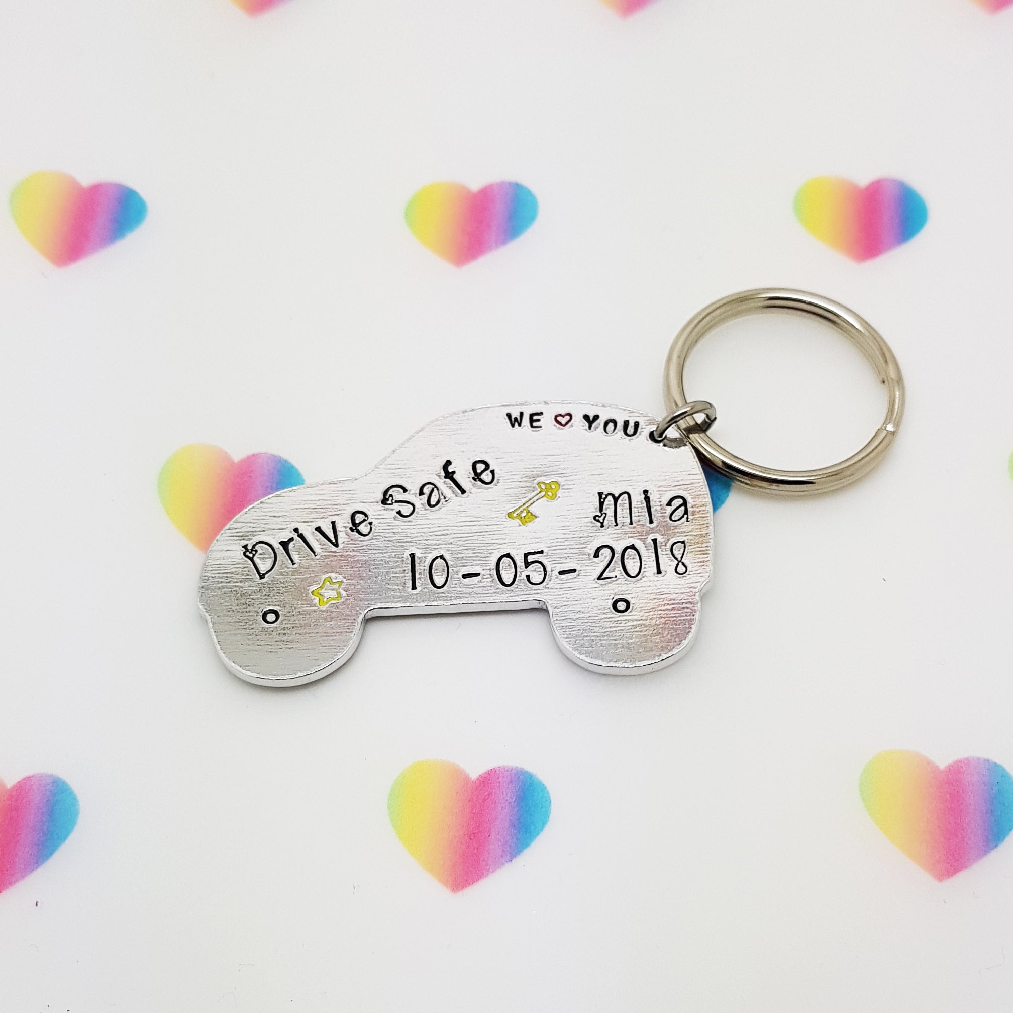 New Driver Keyring | Driving Test Congratulations – Beautifully Handmade UK