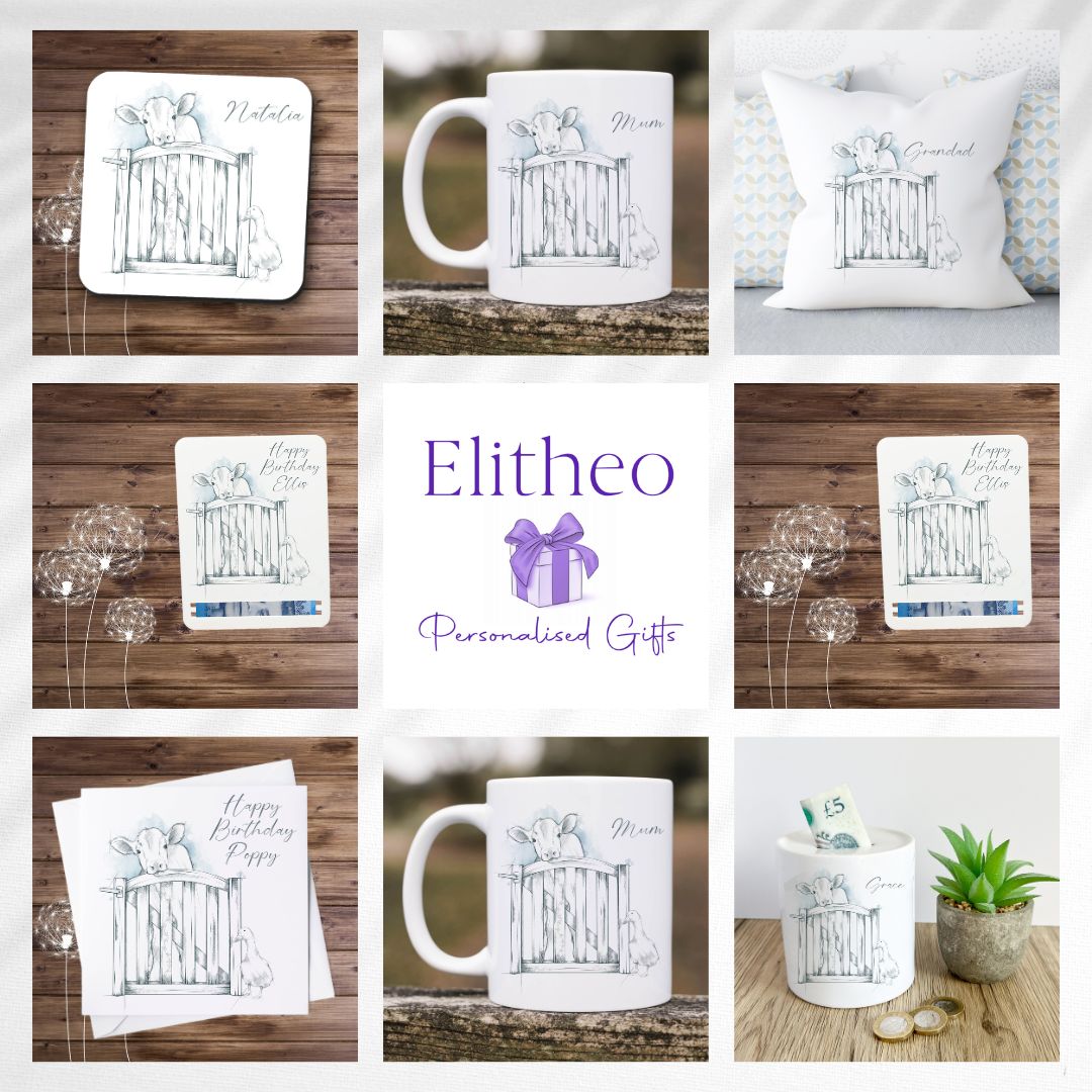 Personalised Cow Cards - Personalised Cow Gifts – Beautifully Handmade UK