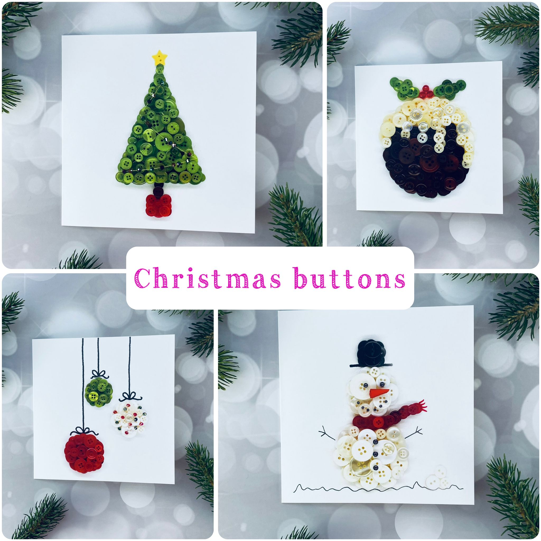 Handmade Christmas Cards - Unique Christmas Cards – Beautifully Handmade UK