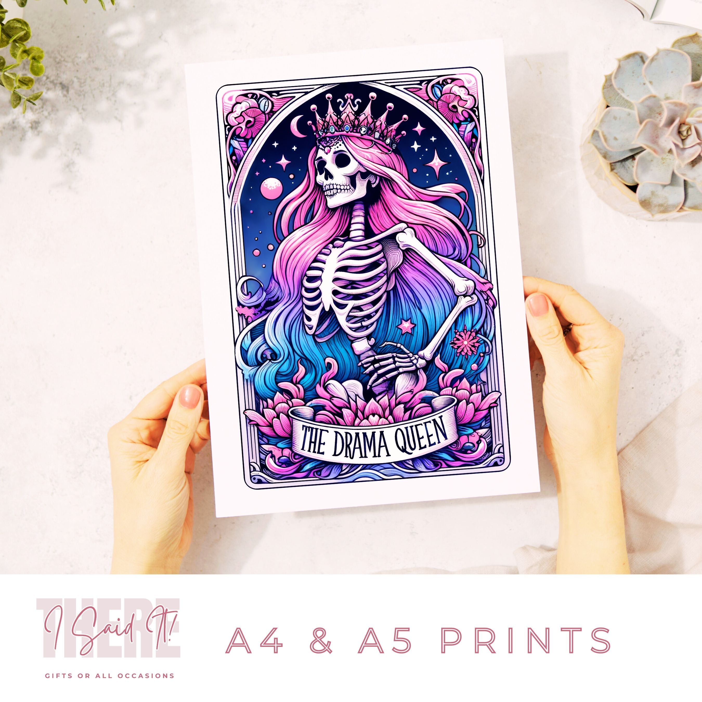Drama Queen Print | Gift For Drama Queen – Beautifully Handmade UK