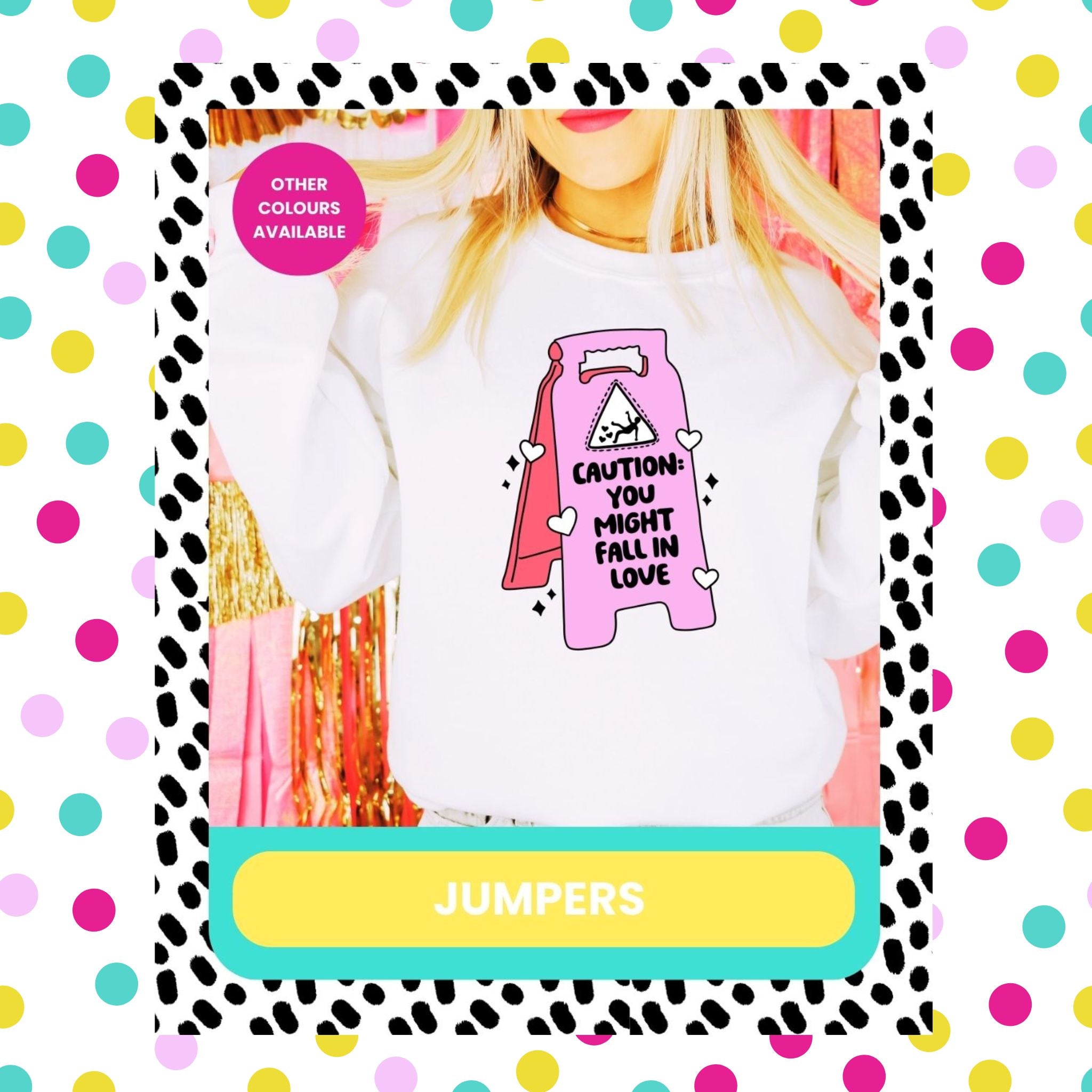 Funny Love Jumper – Beautifully Handmade UK