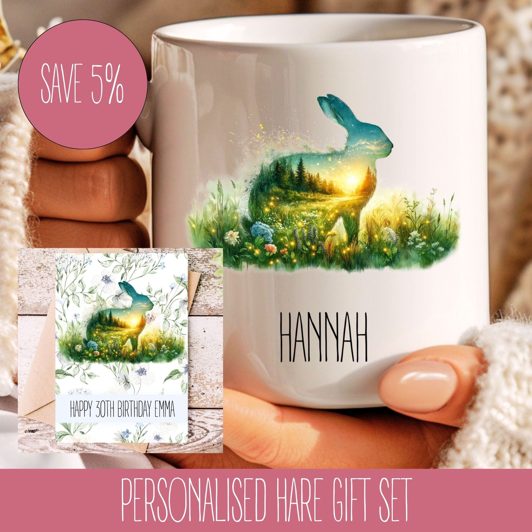 Gift Set With Hares – Beautifully Handmade UK