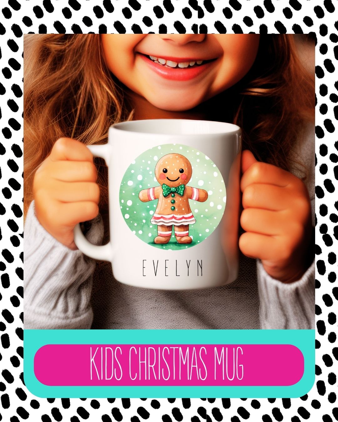 Personalised Gingerbread Mug – Beautifully Handmade UK