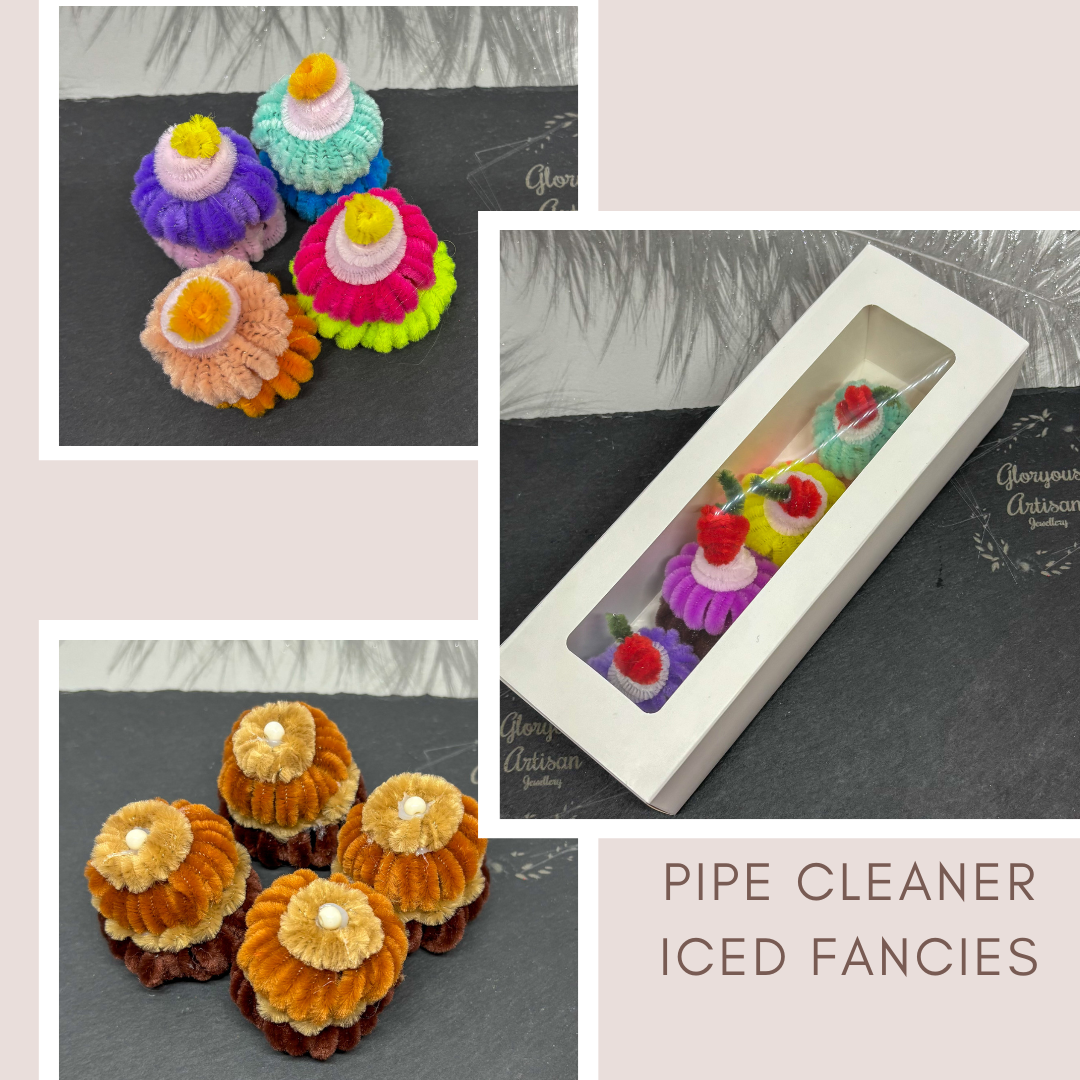 Calorie Free Birthday Cake - Pipe Cleaner Cup Cake – Beautifully ...