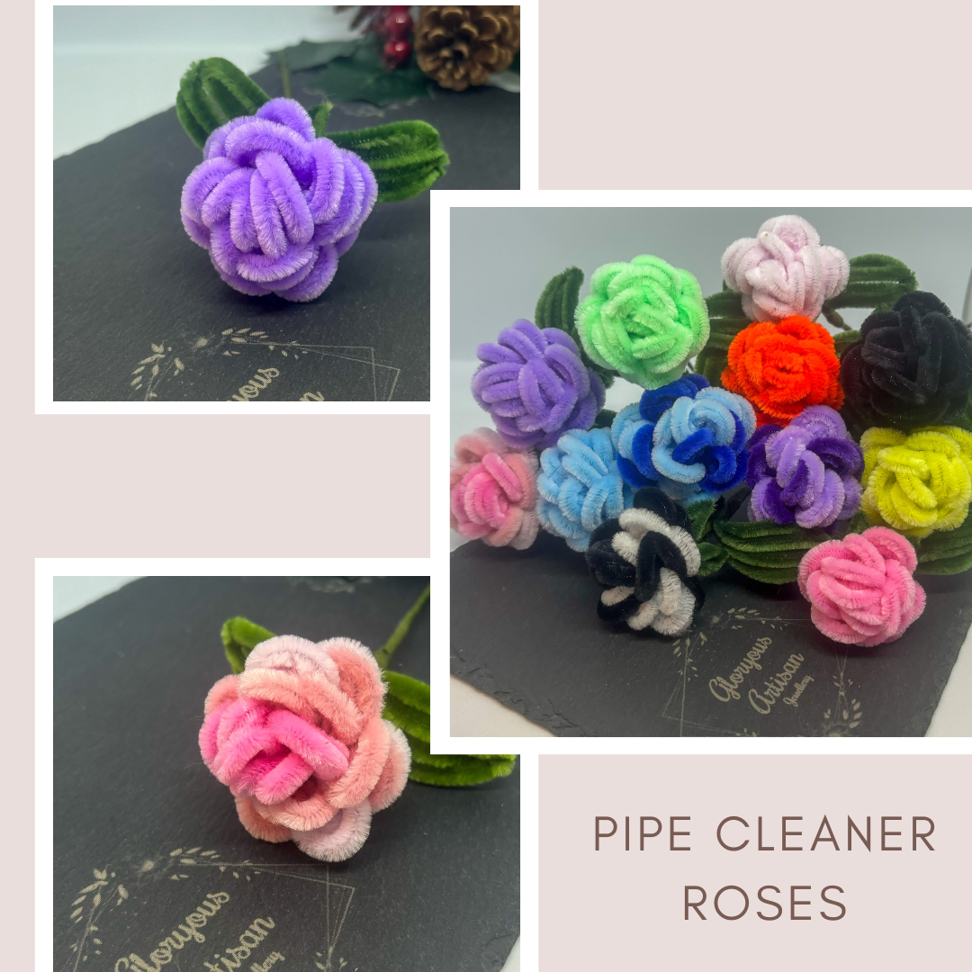 Pipe Cleaner Rose - Handmade Roses Gifts – Beautifully Handmade UK