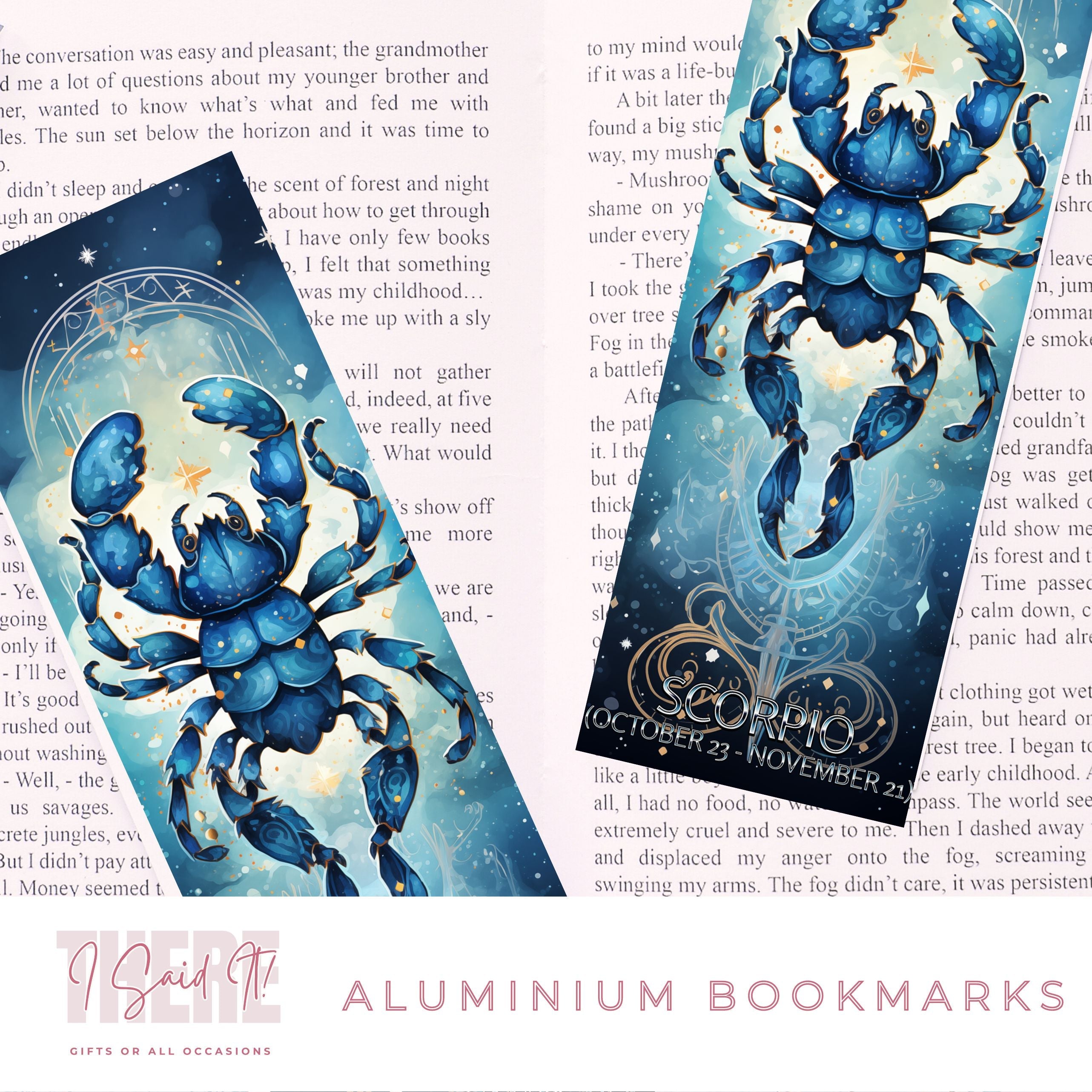 Scorpio Bookmark | Scorpio Gift Ideas – Beautifully Handmade UK