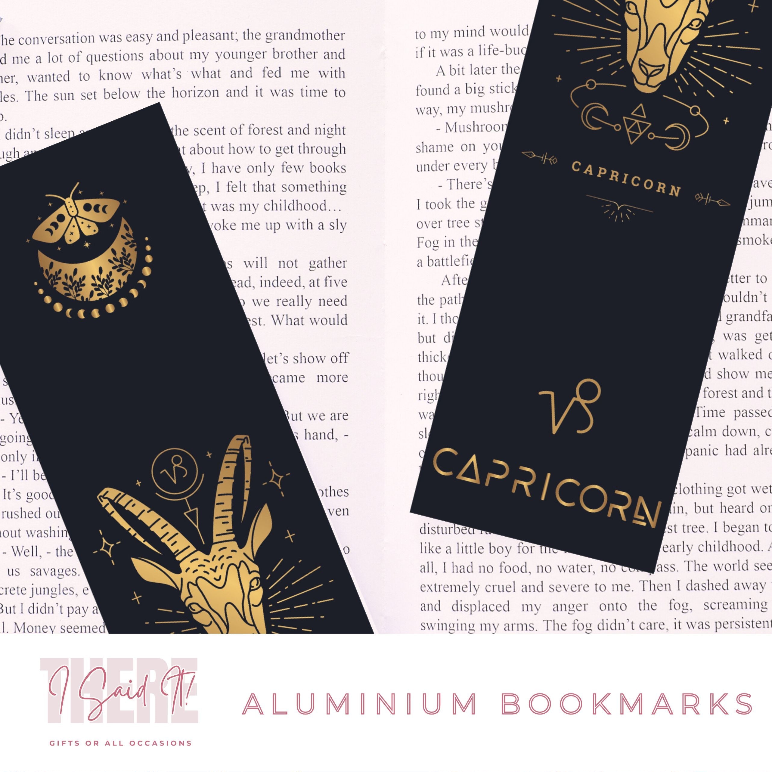 Zodiac Signs Bookmark | Capricorn Bookmark – Beautifully Handmade UK