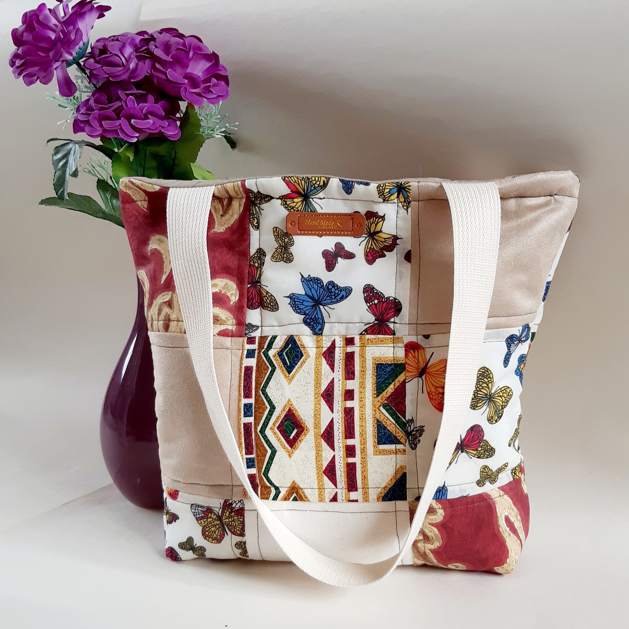 Quilted Tote Bags | Padded Tote Bags – Beautifully Handmade UK