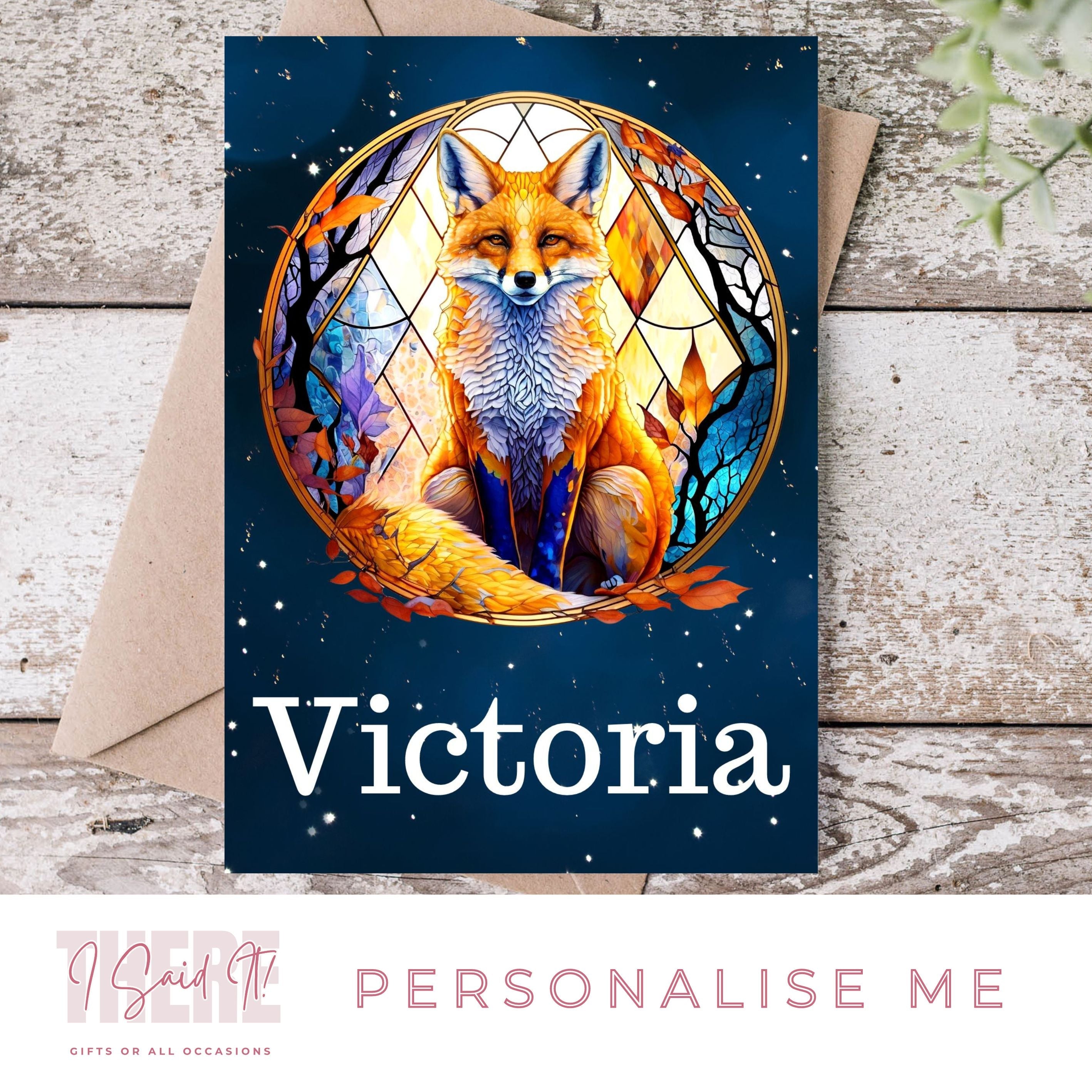 Fox Greetings Card | Fox Birthday Card For Her – Beautifully Handmade UK