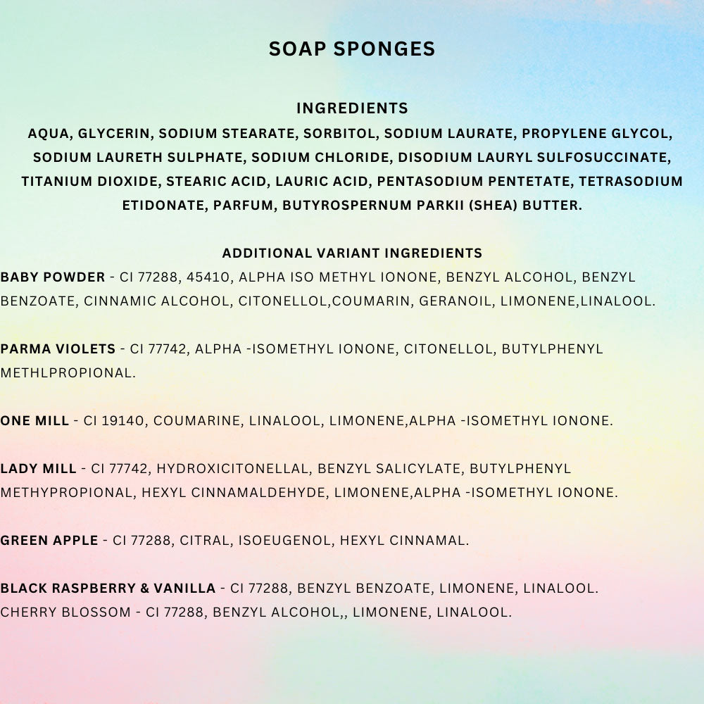 Shea Butter Soap Sponge | Soap Filled Exfoliating Sponge – Beautifully ...