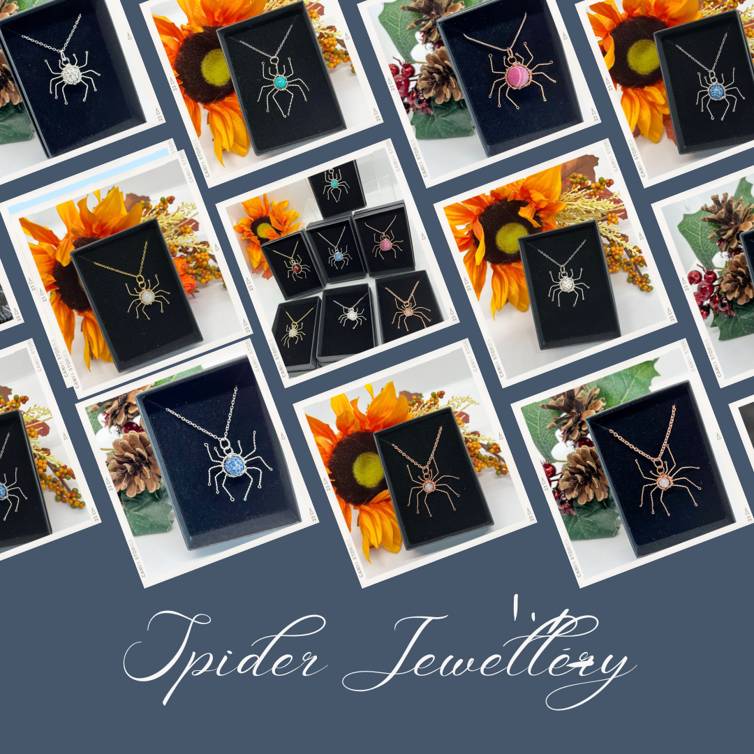 Spider Necklace - Spider Pendant – Beautifully Handmade UK