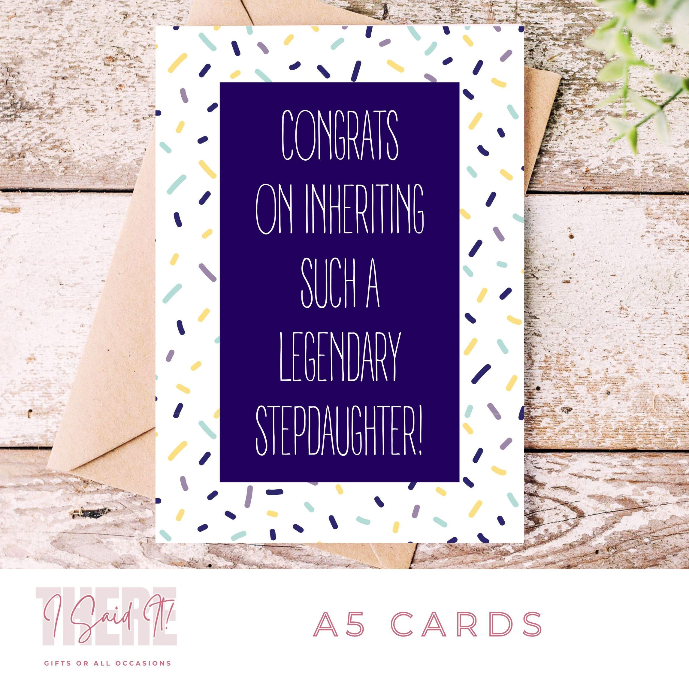 Birthday Card For Step Dad | Card From Step Children – Beautifully ...