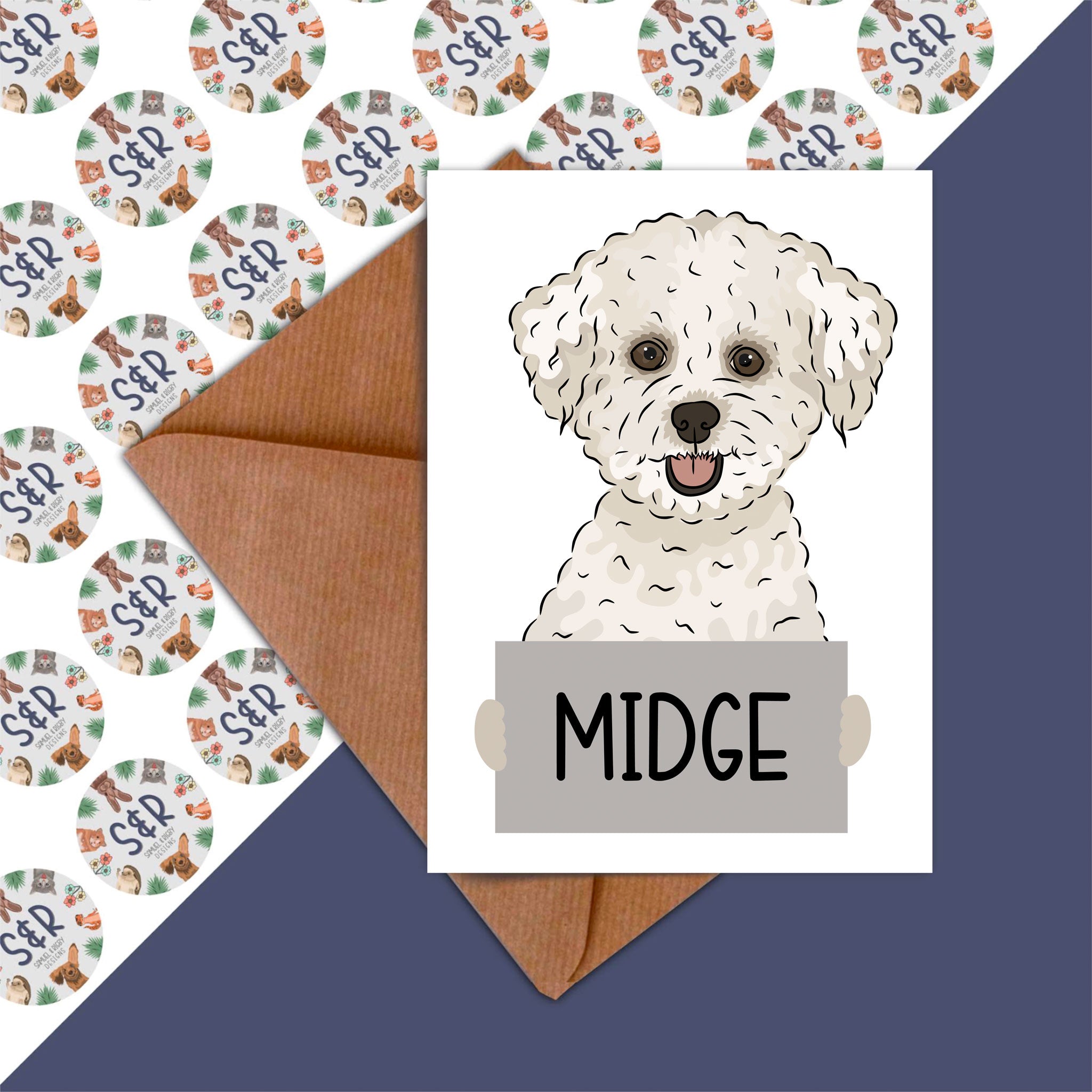 Bichon Frise Birthday Cards | Pet Birthday Card – Beautifully Handmade UK