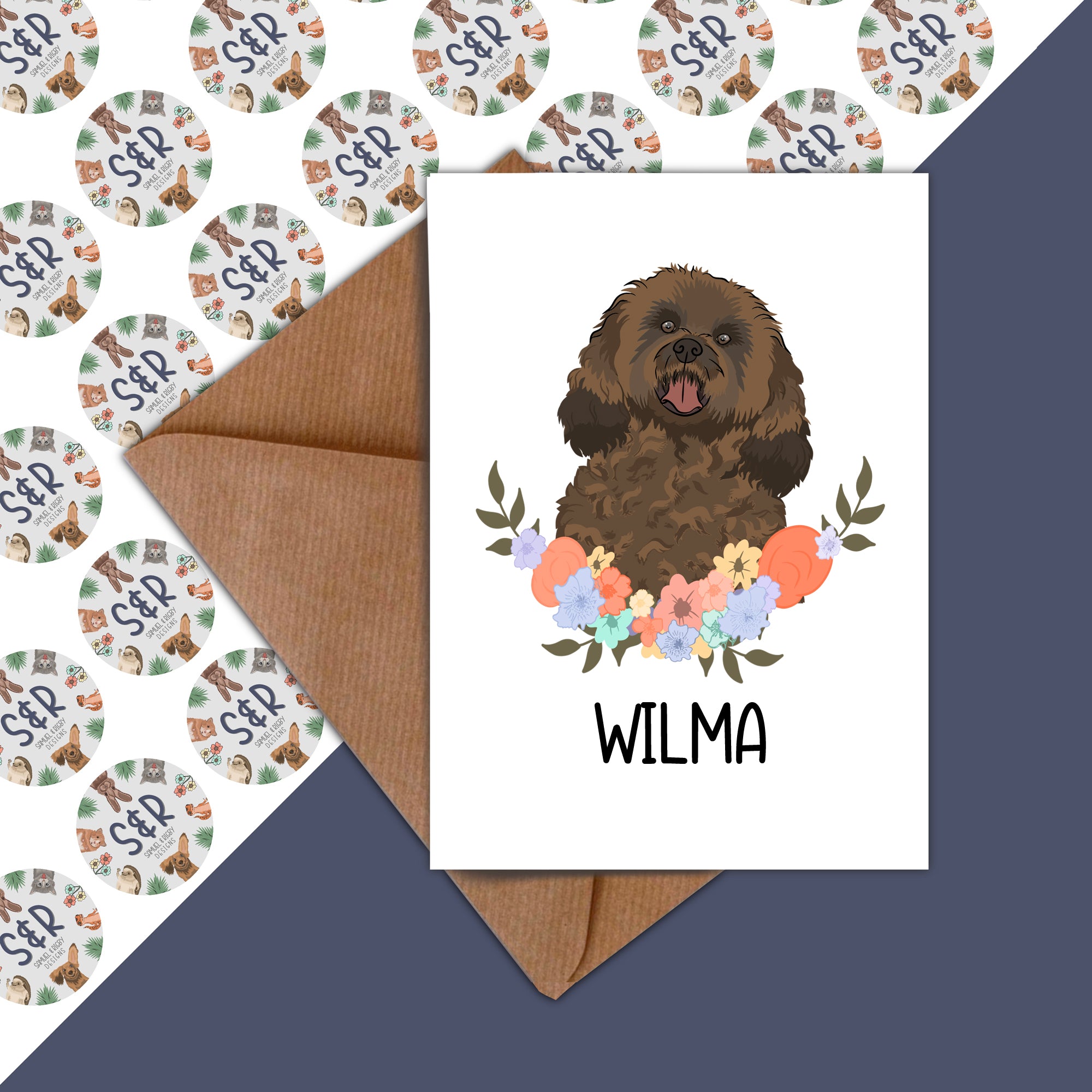 Cavapoo Birthday Card | Dog Birthday Card – Beautifully Handmade UK