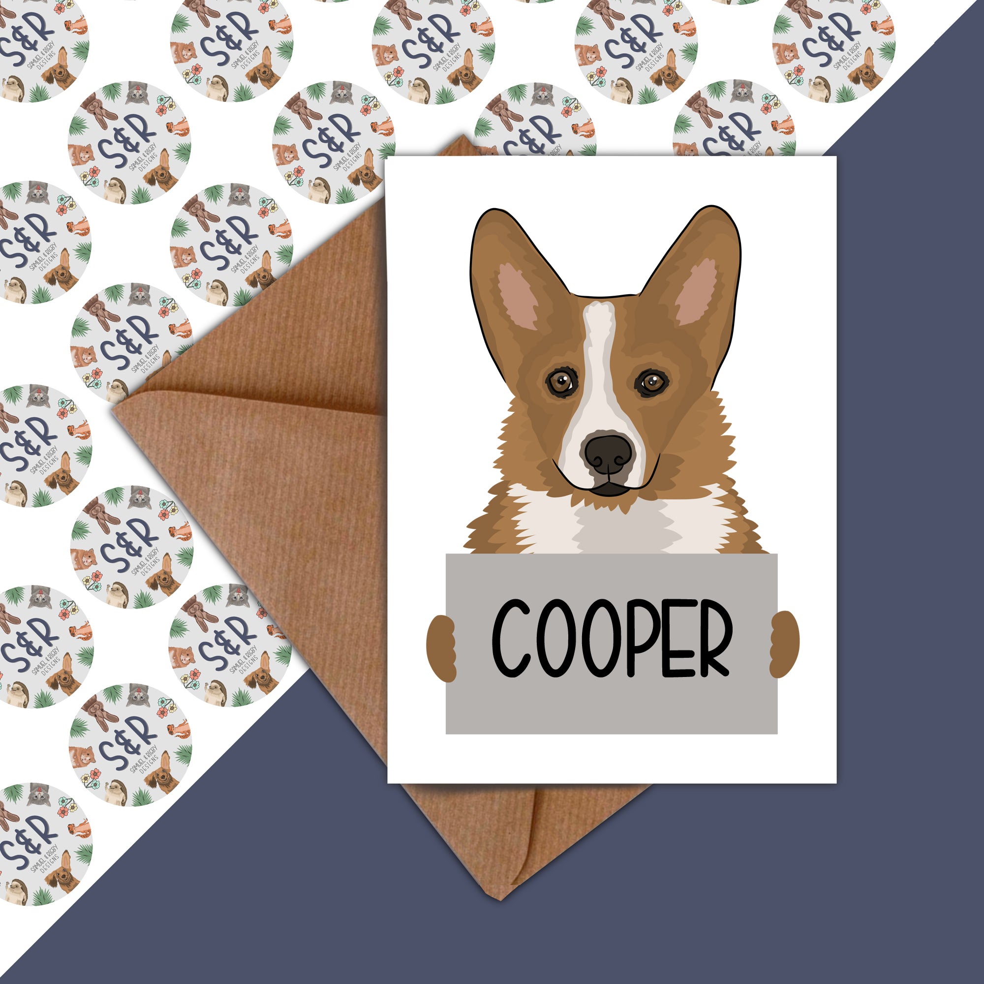 Corgi Birthday Cards | Pet Birthday Card – Beautifully Handmade UK