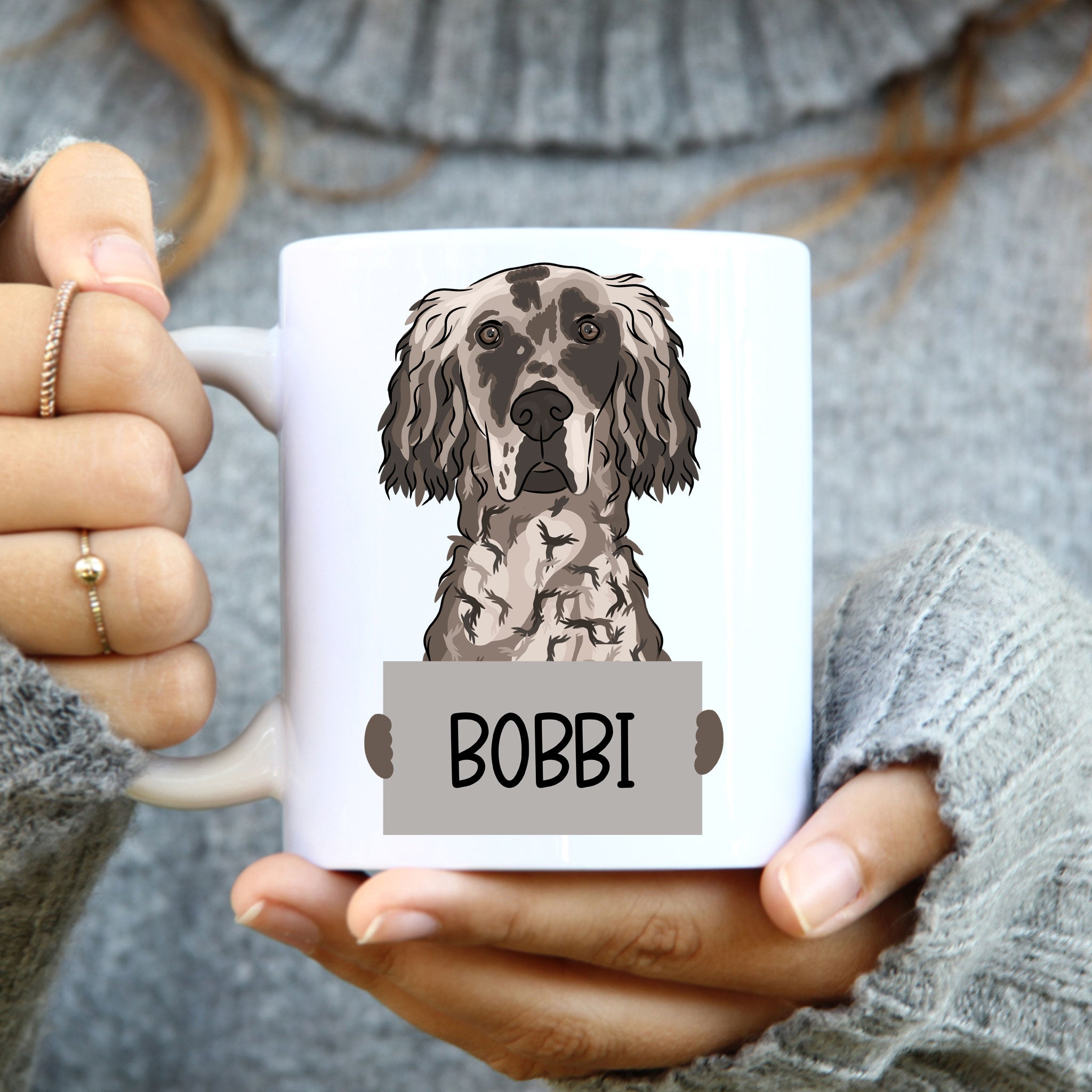 English Setter Coffee Mug | English Setter Gift – Beautifully Handmade UK