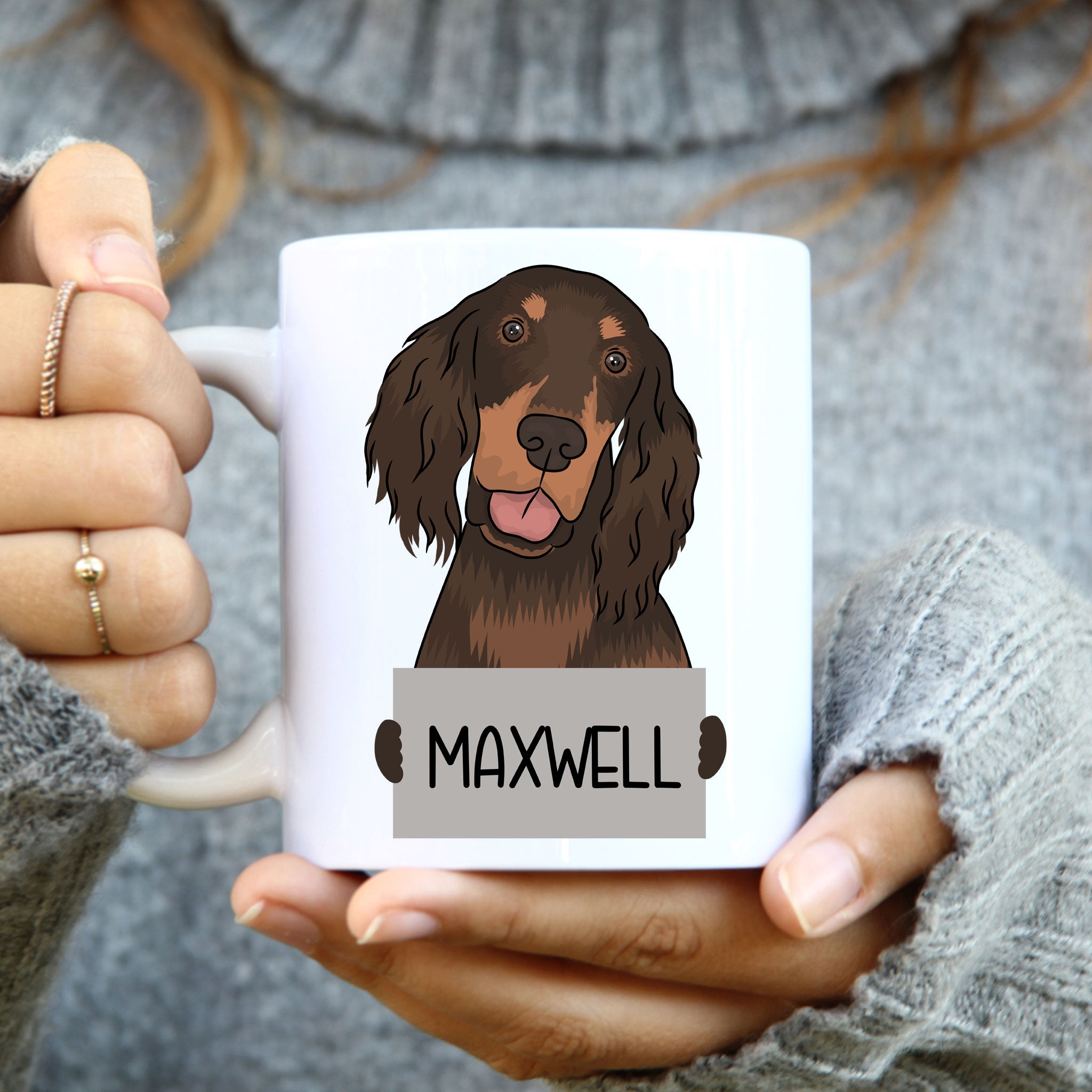 Gordon Setter Coffee Mug | Gordon Setter Gift – Beautifully Handmade UK