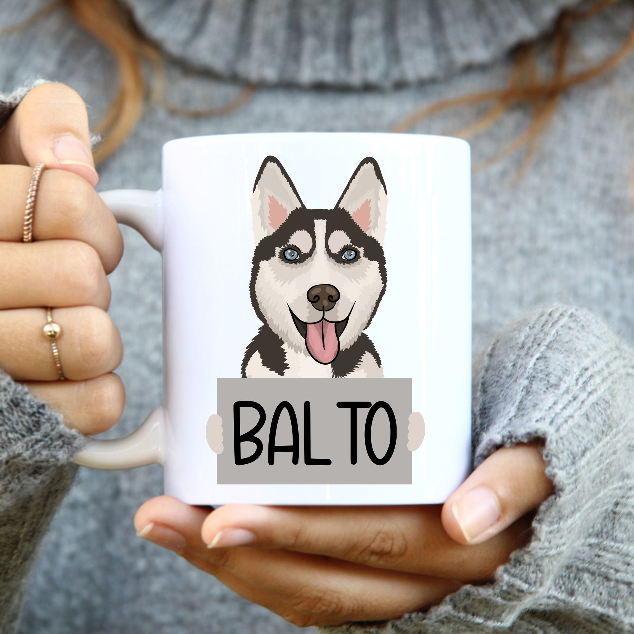 Husky Coffee Mug | Husky Gift Ideas – Beautifully Handmade UK