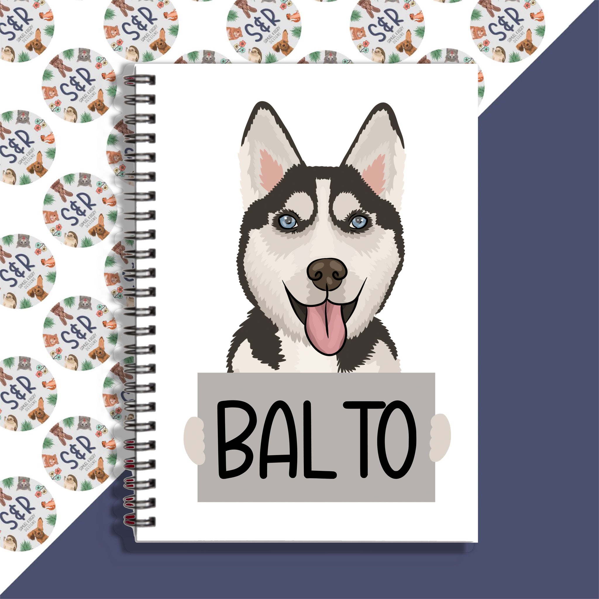 Husky Notebook | Husky Stationery – Beautifully Handmade UK