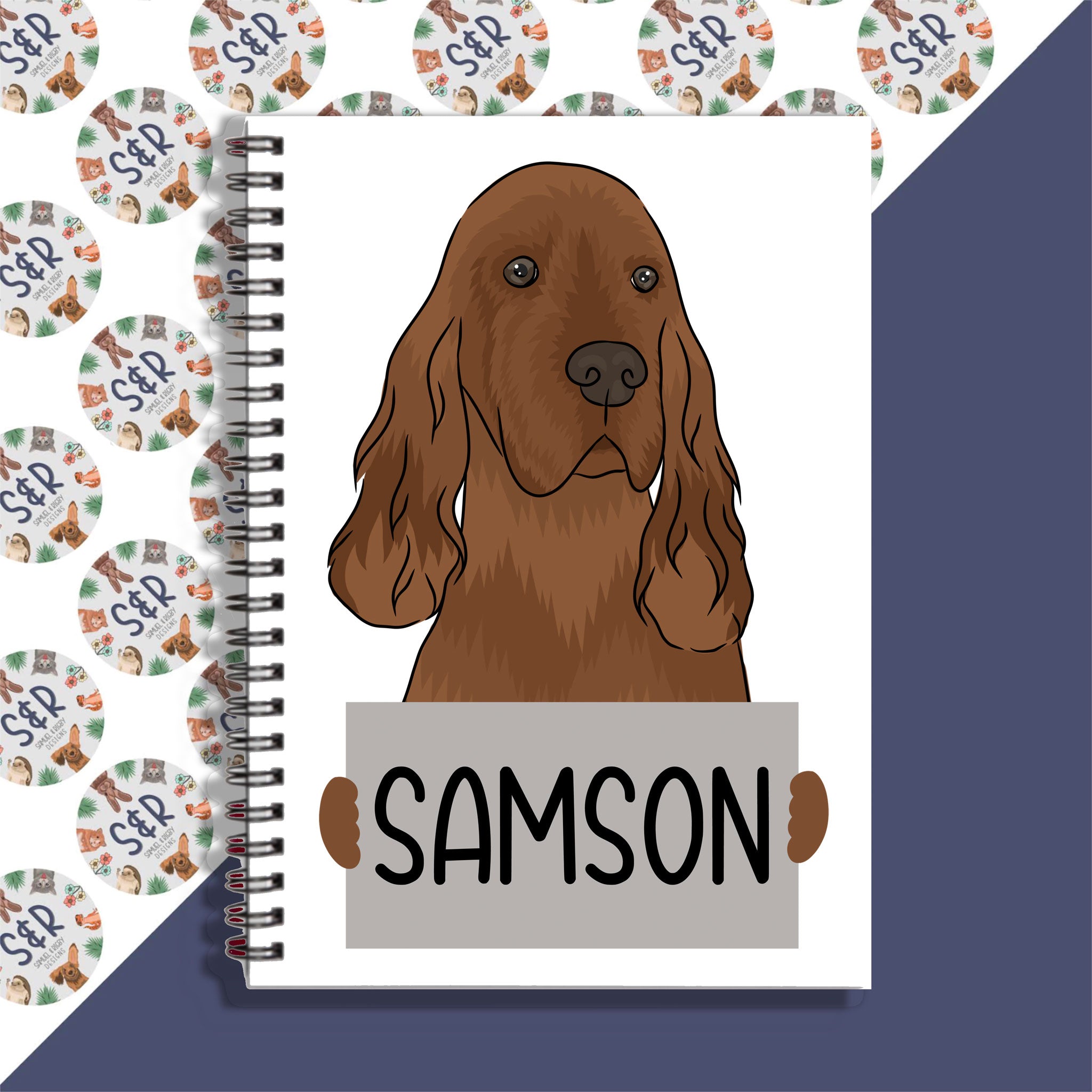 Irish Setter Notebook | Irish Setter Stationery – Beautifully Handmade UK