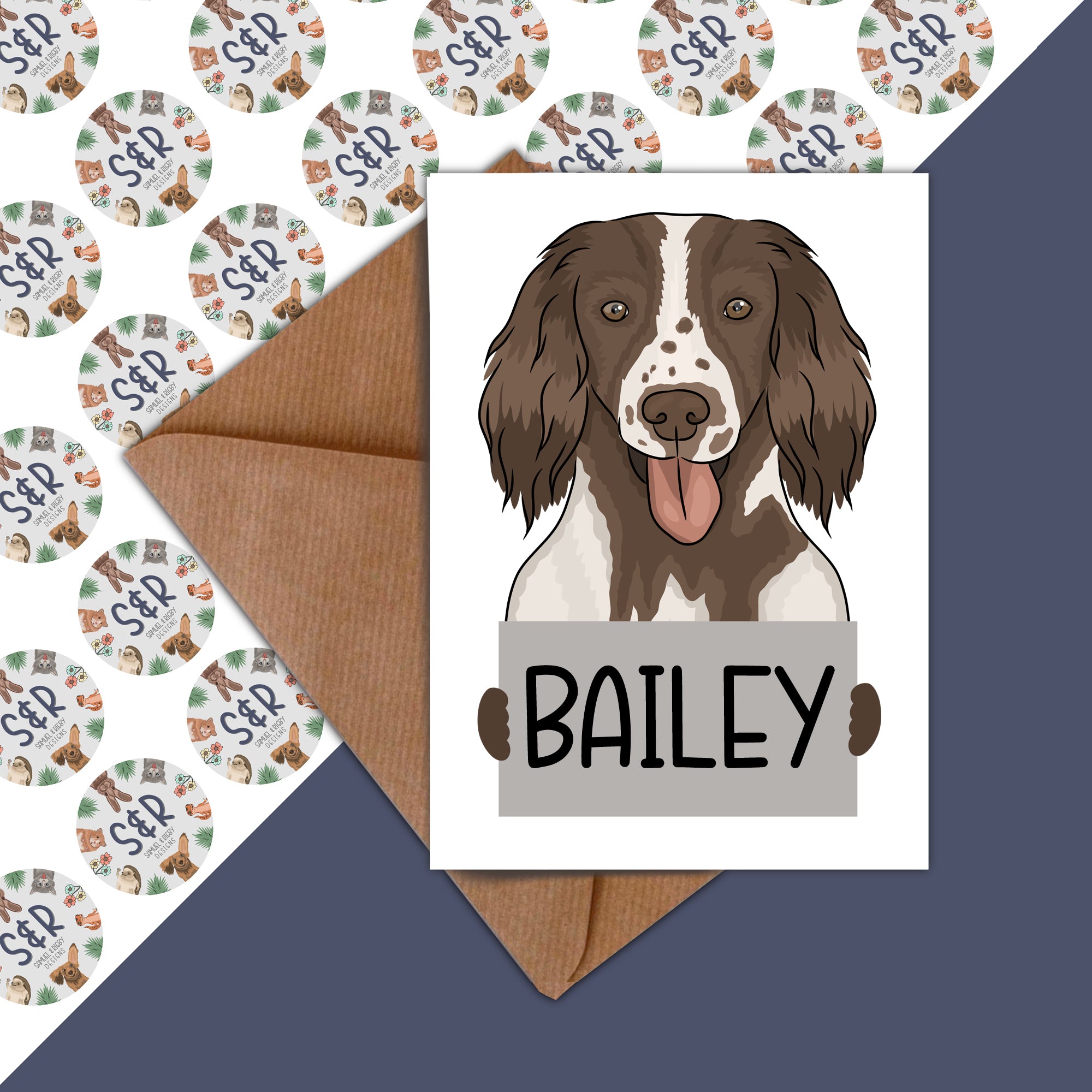 Springer Spaniel Birthday Cards | Pet Birthday Card – Beautifully ...